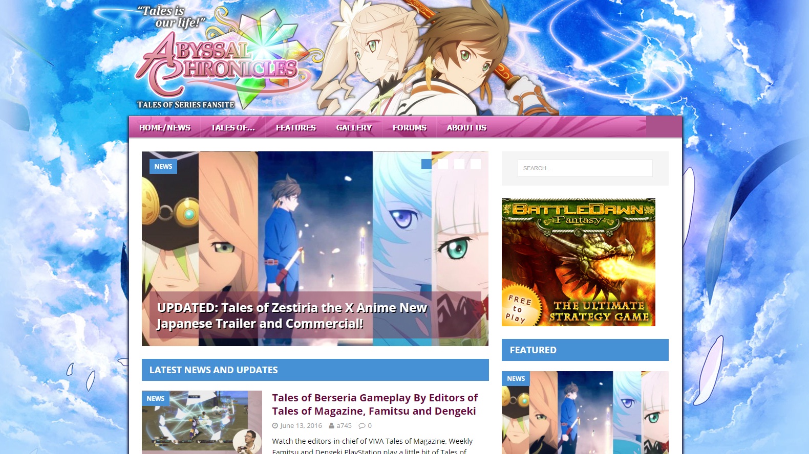 Welcome to Abyssal Chronicles version 3! (Beta Release) - Abyssal ...