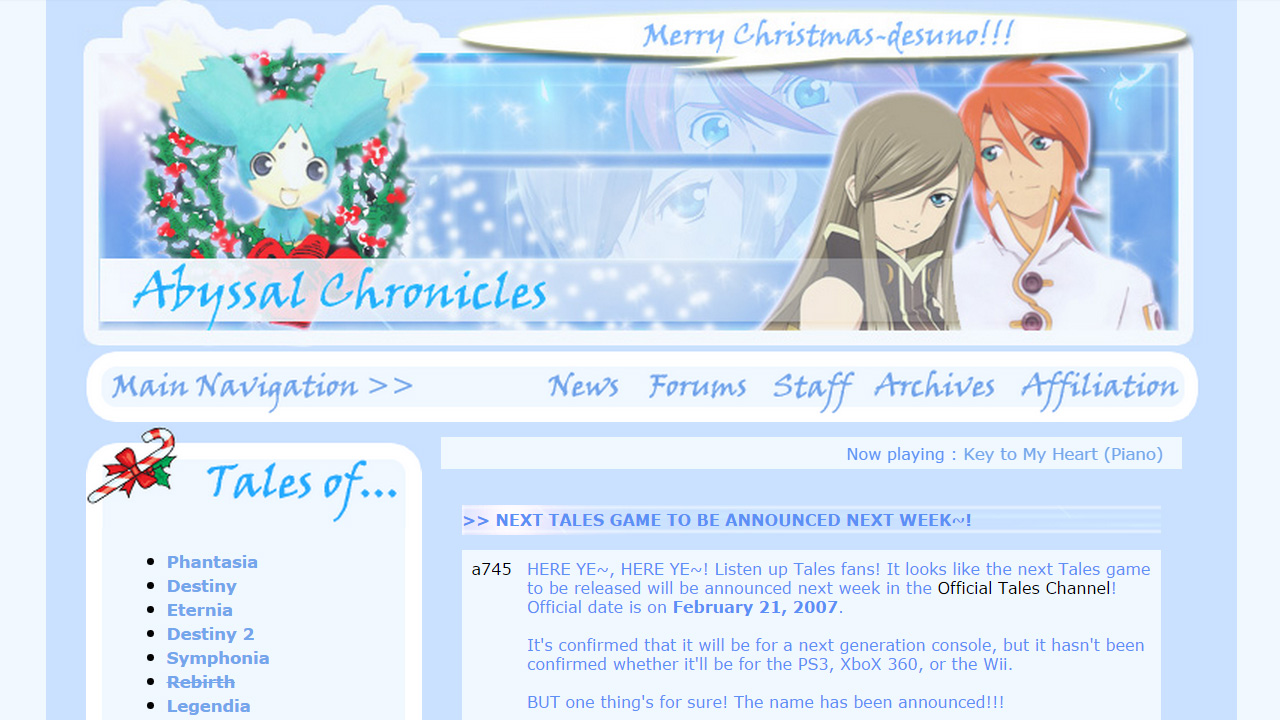 Abyssal Chronicles' History - Abyssal Chronicles ver3 (Beta) - Tales of ...